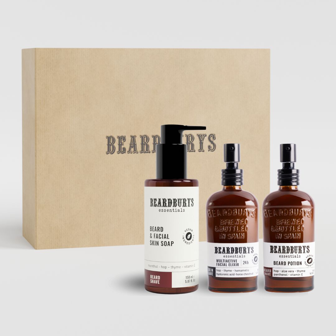 Kit Bestseller Cuidado diario de Barba y Piel | Beardburys Essentials – beardburys-essentials